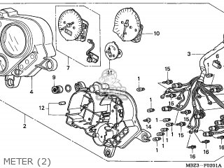 37100MBZD01: Meter Assy Comb Honda - buy the 37100-MBZ-D01 at CMSNL