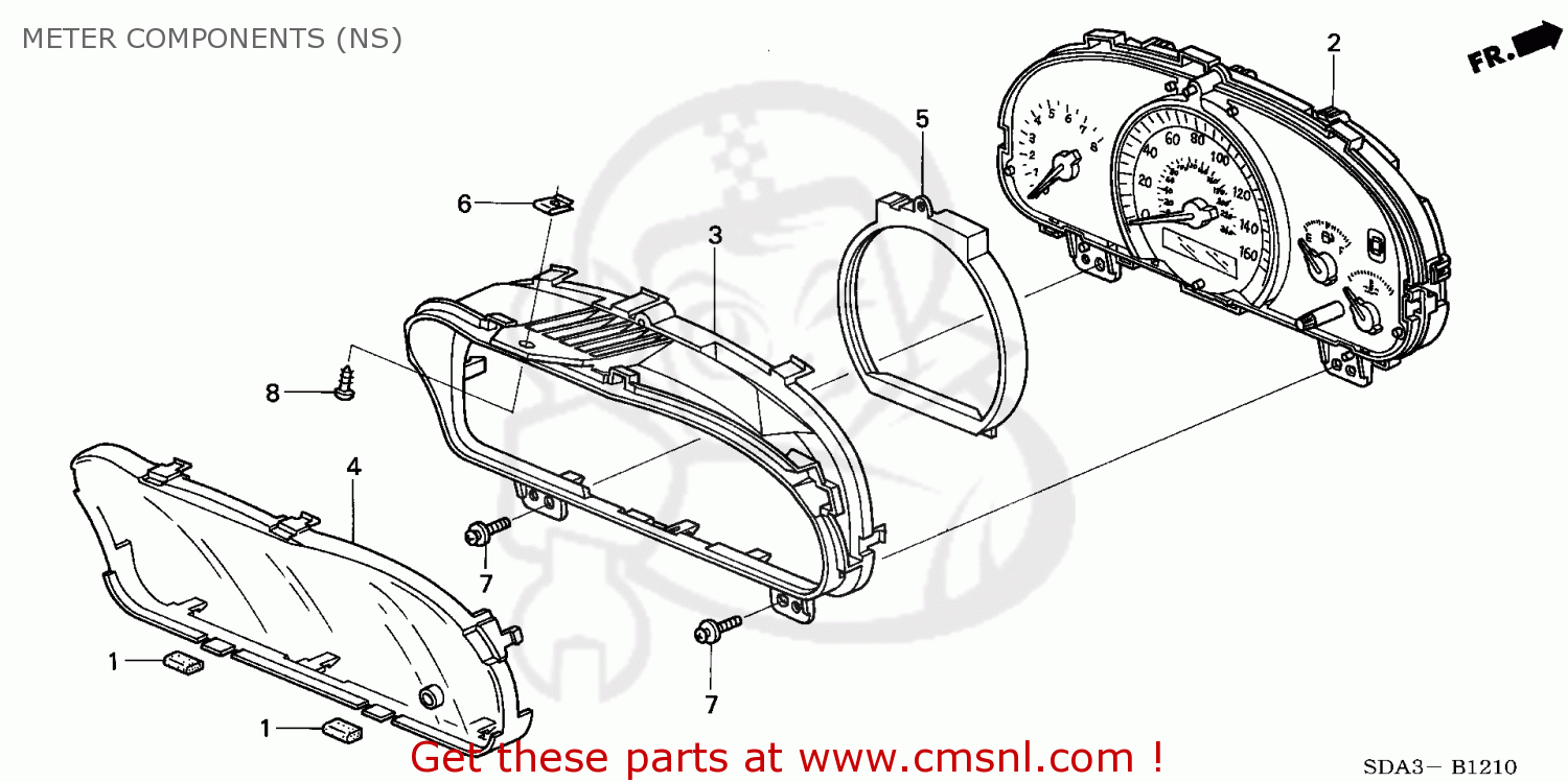 78120SDAA33: Meter Assy. Honda - buy the 78120-SDA-A33 at CMSNL