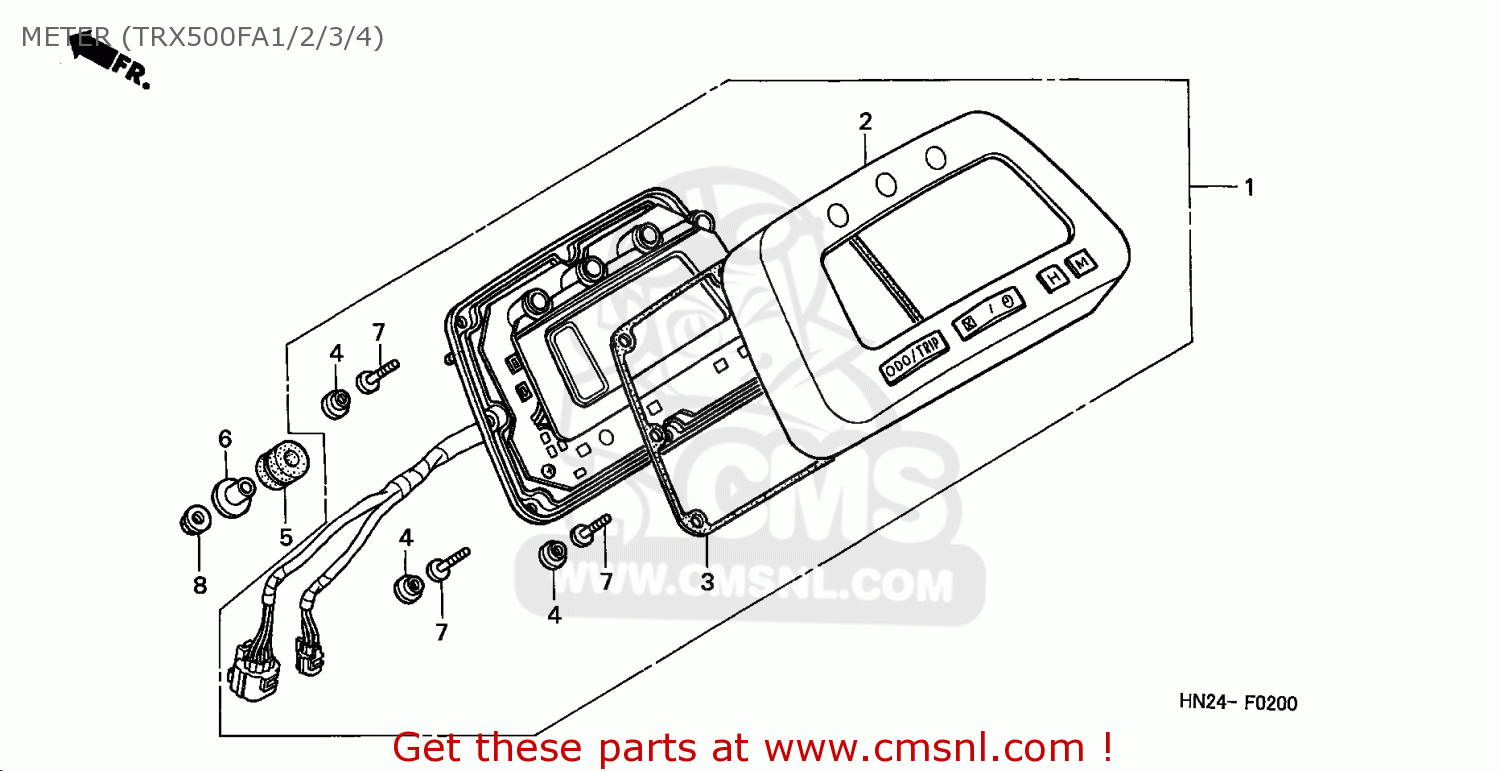37200HN2003: Meter Assy,comb Honda - buy the 37200-HN2-003 at CMSNL