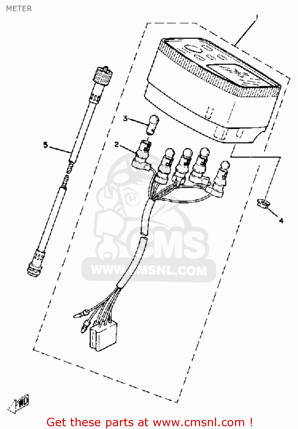 5N783509A0: Socket Cord Assy Yamaha - buy the 5N7-83509-A0 at CMSNL