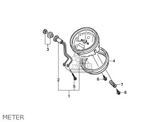 37200MEGW41: Speedometer Assy Honda - buy the 37200-MEG-W41 at CMSNL
