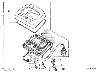 37200HN7651: Meter Assy Comb Honda - buy the 37200-HN7-651 at CMSNL