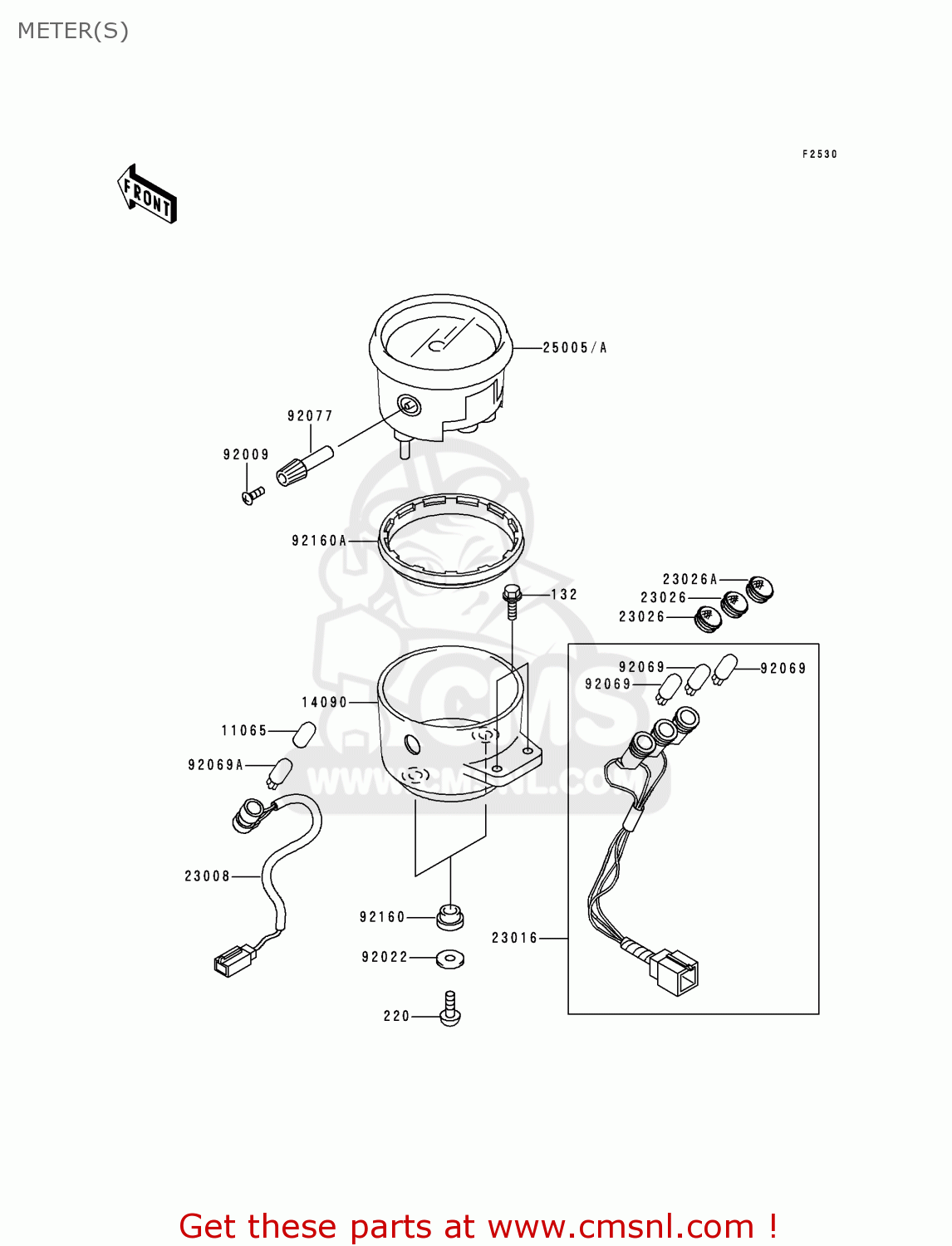 230161173: Lamp-assy Kawasaki - buy the 23016-1173 at CMSNL