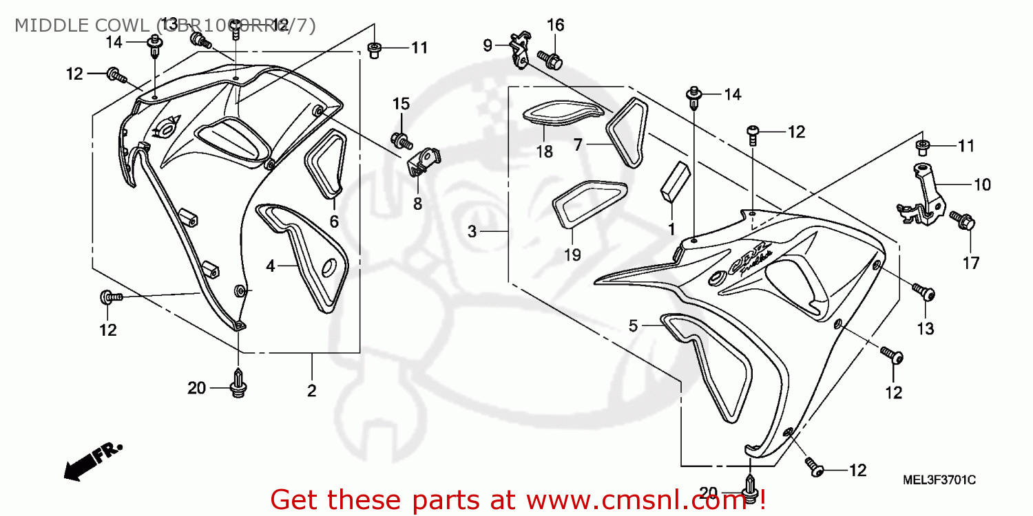 64300MELA50ZA: Set Illust*type1* Honda - buy the 64300-MEL-A50ZA at CMSNL
