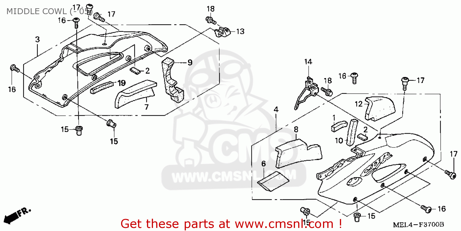 64350MEL671ZA: Set Illust*type1* Honda - buy the 64350-MEL-671ZA at CMSNL