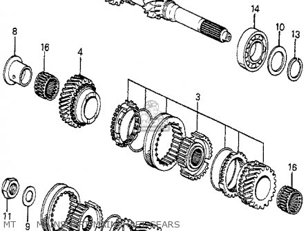 23211PC8962: Shaft,main Honda - buy the 23211-PC8-962 at CMSNL