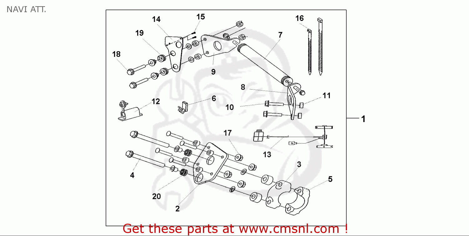 08B40MCW00018: Pipe,navi Honda - buy the 08B40-MCW-00018 at CMSNL