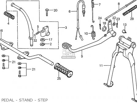 STAND COMP.,MAIN for CB50J GERMANY - order at CMSNL