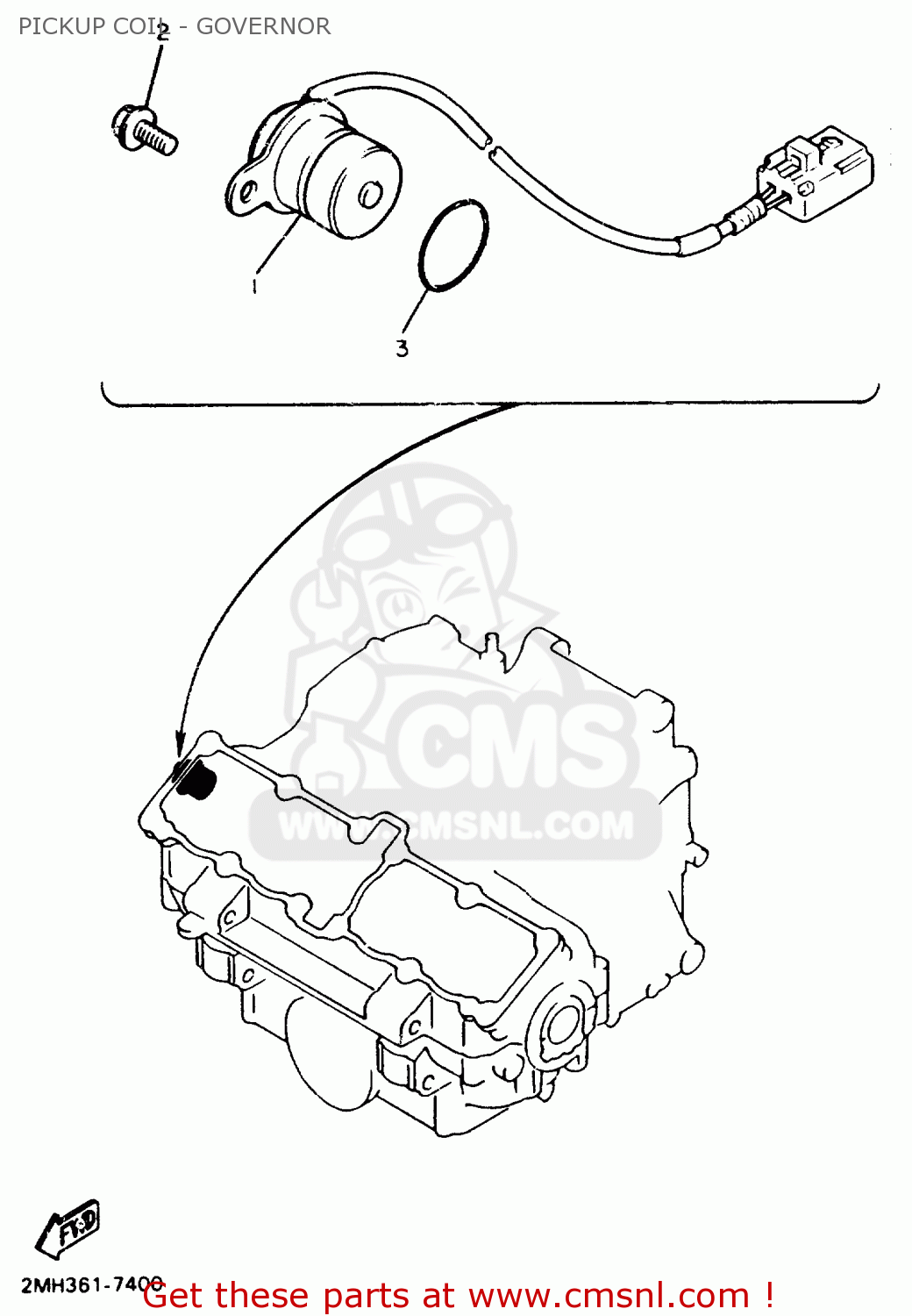 2KT8167011: Pick-up Assy Yamaha - buy the 2KT-81670-11 at CMSNL