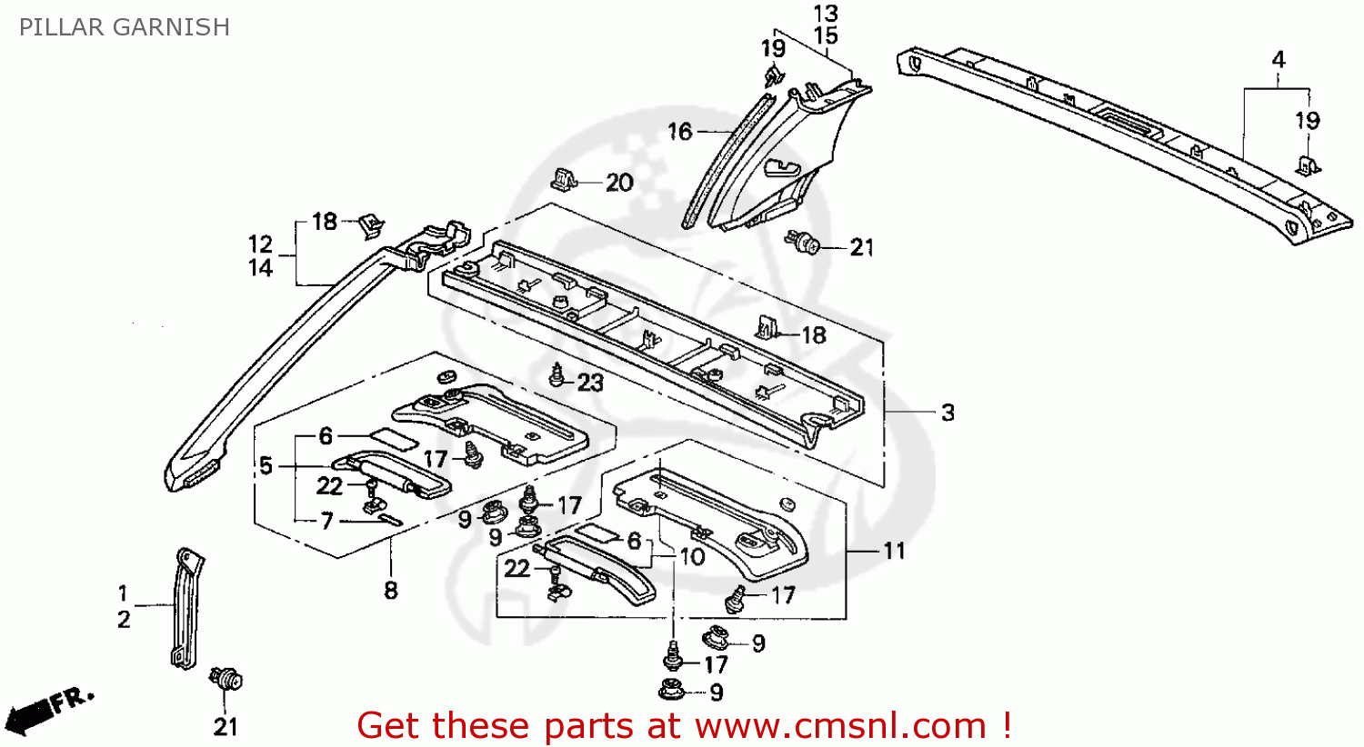 83162SR2000ZA: Garn,l Co*nh167l* Honda - buy the 83162-SR2-000ZA at CMSNL