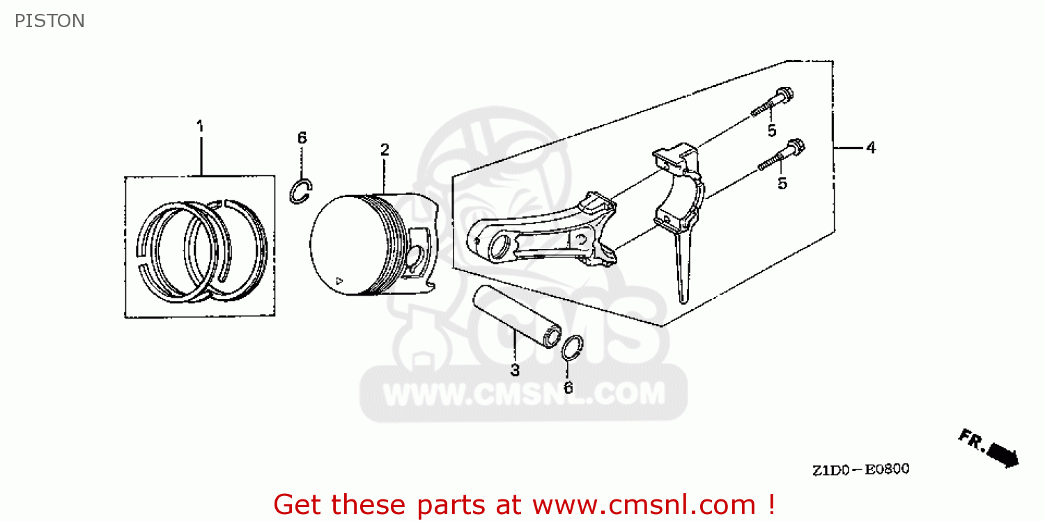 CONN ROD ASSY for GX270UT\SXE8\14Z5K603 - order at CMSNL