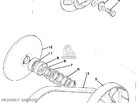 8F31762000: Primary Sliding Sheave Comp Yamaha - buy the 8F3-17620-00 ...