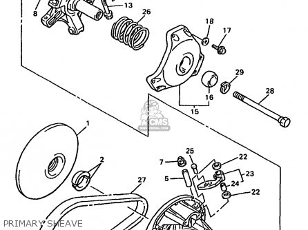 8BV1762002: Primary Sliding Sheave Comp. Yamaha - buy the 8BV-17620-02 ...