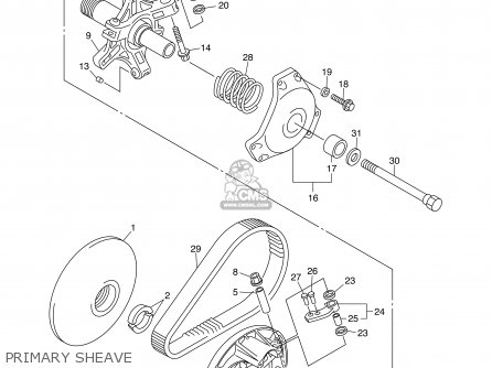 8FA1762000: Primary Sliding Sheave Comp. Yamaha - buy the 8FA-17620-00 ...