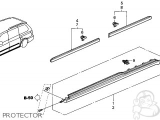75303S0XA11ZN: Protr Comp*b518p* Honda - buy the 75303-S0X-A11ZN at CMSNL