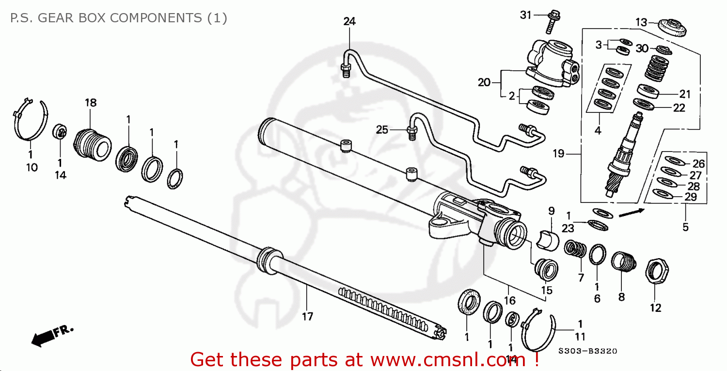 53414SM4J60: Screw,rack Guide Honda - buy the 53414-SM4-J60 at CMSNL