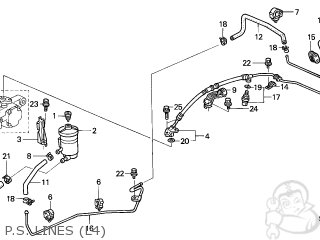 53734SDAA01: Hose P/s Return ( Honda - buy the 53734-SDA-A01 at CMSNL