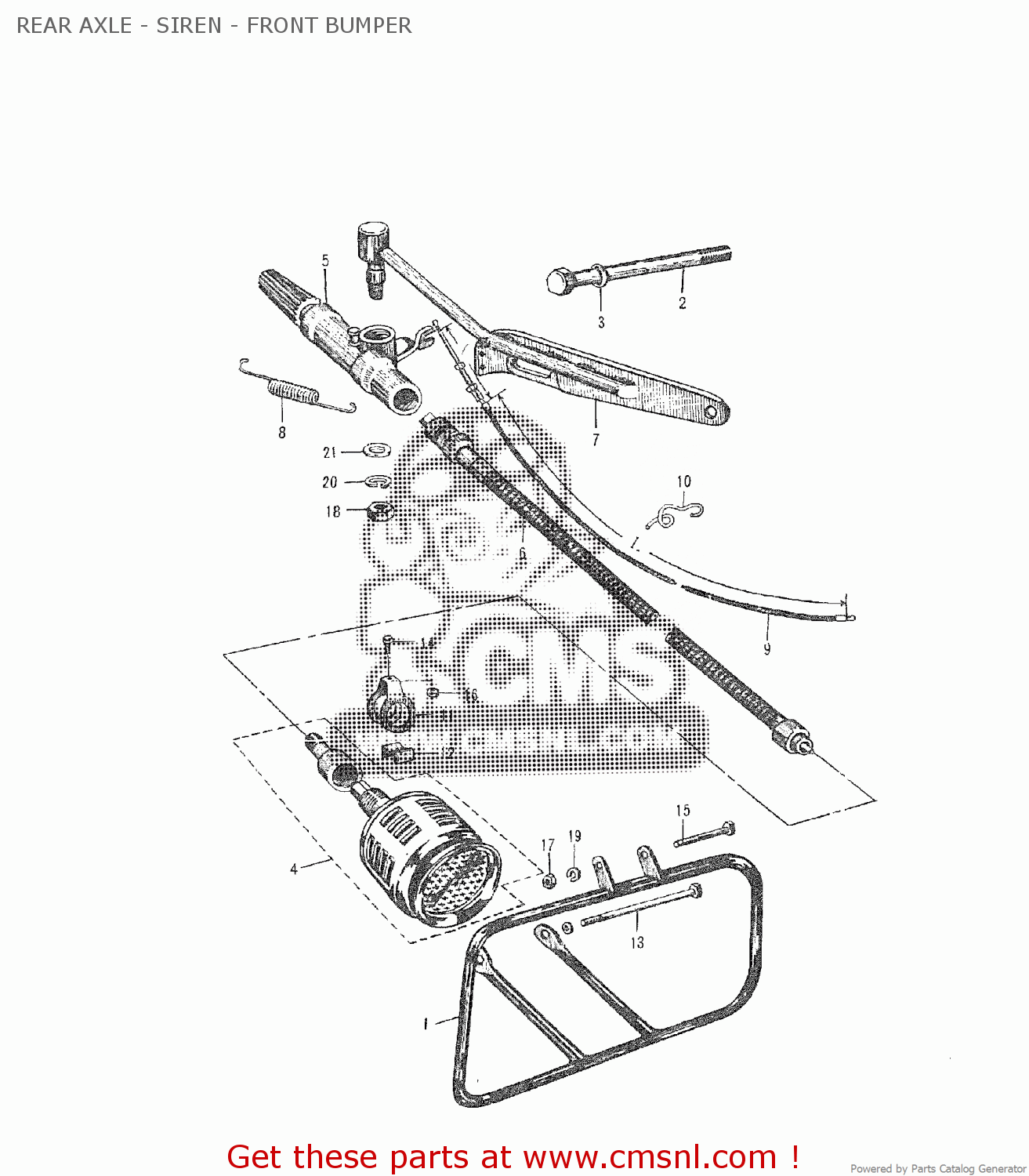0005965968: Cable Guide Suzuki - buy the 00059-65968 at CMSNL