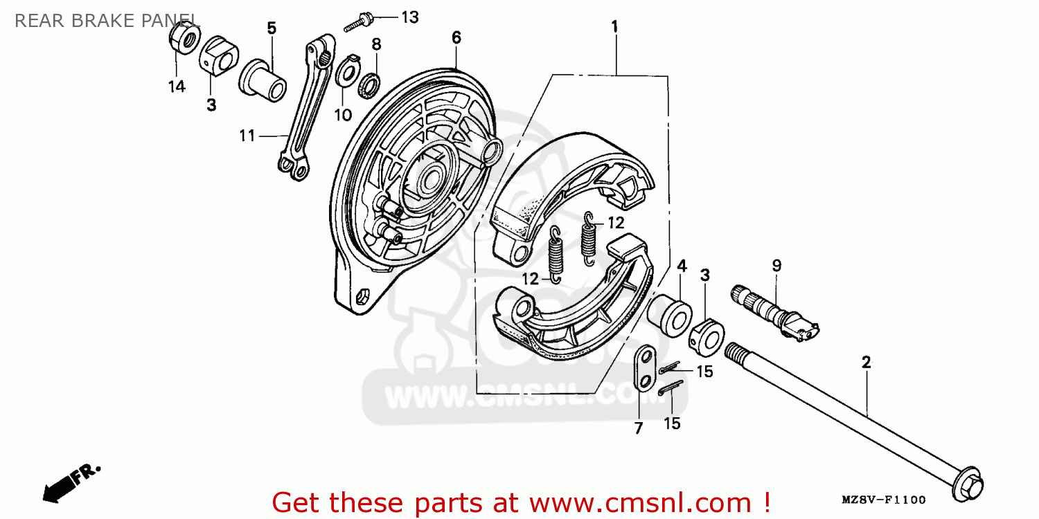 43100MZ8H00: Panel Comp,rear Honda - buy the 43100-MZ8-H00 at CMSNL