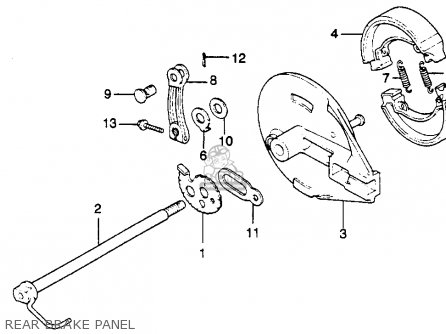 43410KA6000: Arm,rr.brake Honda - buy the 43410-KA6-000 at CMSNL