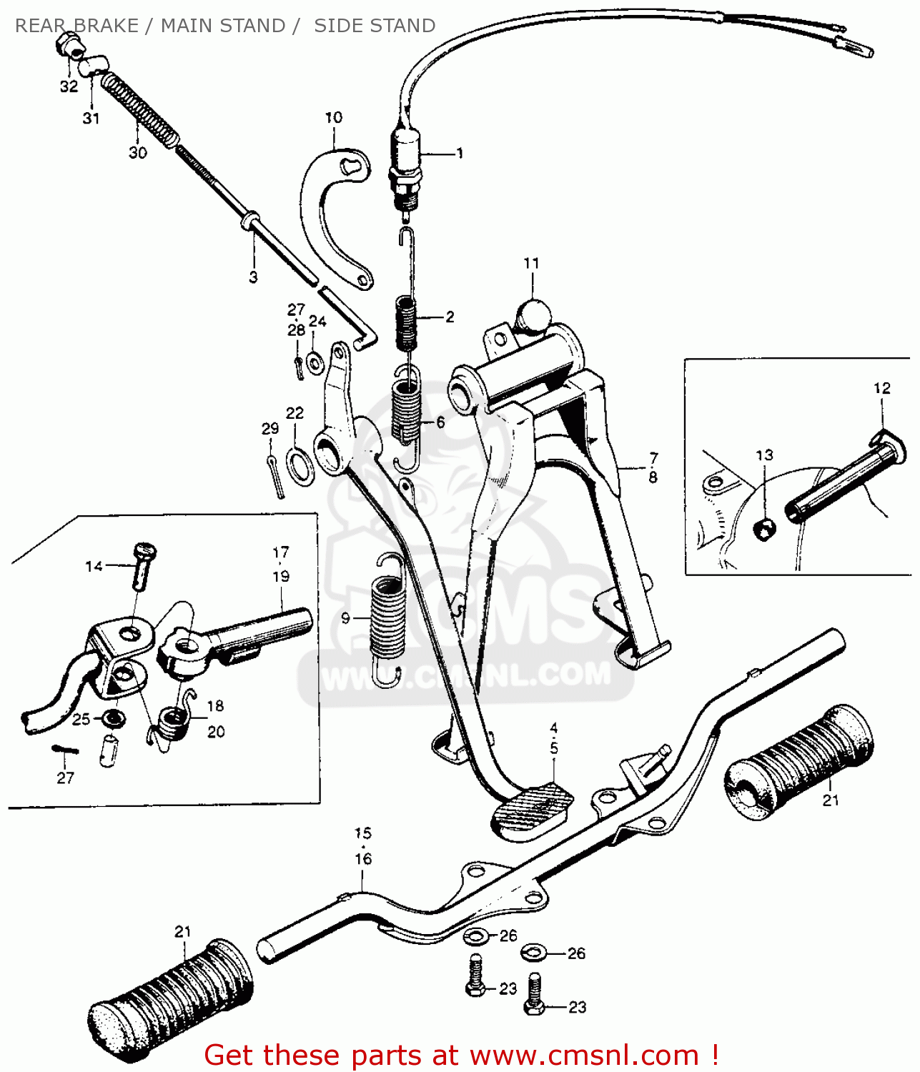 SWITCH ASSY,,STOP for ST50K1 JAPAN - order at CMSNL