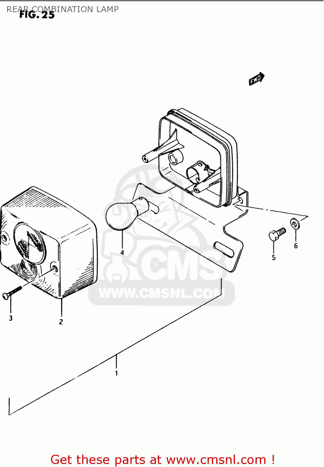 3571002400: Lamp Assy, Tail Suzuki - buy the 35710-02400 at CMSNL