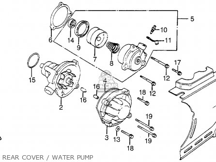 19200MB4000: Pump Comp.,water Honda - buy the 19200-MB4-000 at CMSNL