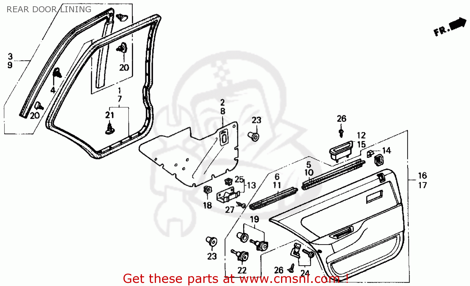 83750SH4C10ZF: Lng *nh89l/nh154l* Honda - buy the 83750-SH4-C10ZF at CMSNL