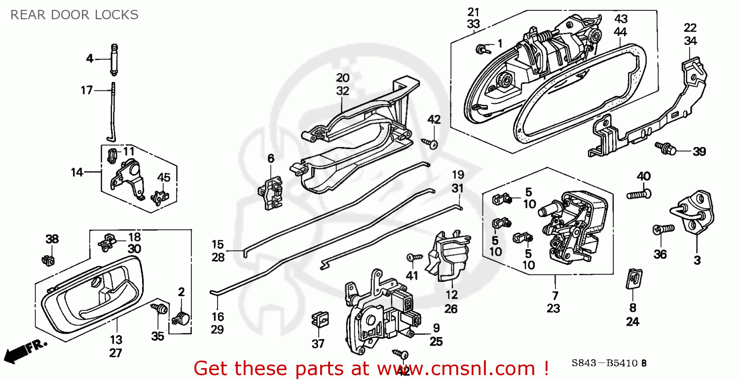72680S84A01ZM: Handle L *nh623m* Honda - buy the 72680-S84-A01ZM at CMSNL