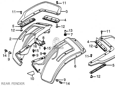 80100958682ZA: Fender.l.rr*r109* Honda - buy the 80100-958-682ZA at CMSNL