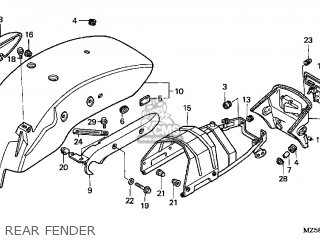 80100MZ5000YA: Fender B *pb215c* Honda - buy the 80100-MZ5-000YA at CMSNL