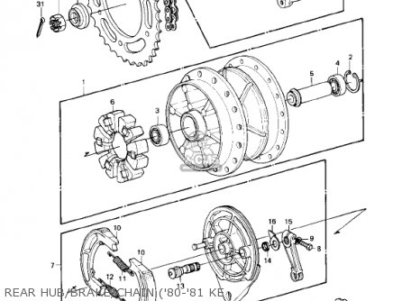 410351017: Panel Assy,rear Brake Kawasaki - buy the 41035-1017 at CMSNL