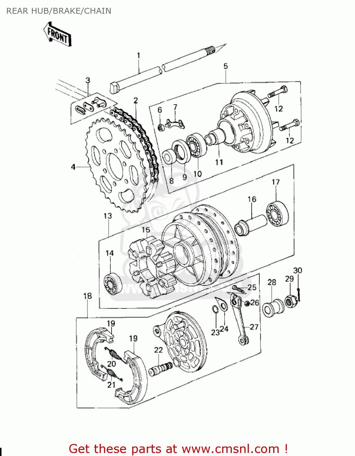 410351090: Panel-assy-brake,rr Kawasaki - buy the 41035-1090 at CMSNL