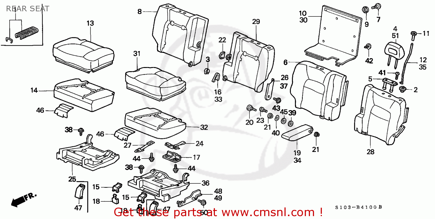 82122SJ8013: Strap Set Bolt Honda - buy the 82122-SJ8-013 at CMSNL