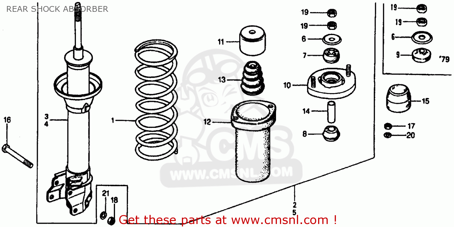 52611659365: Damper Unit,r.rr. Honda - buy the 52611-659-365 at CMSNL