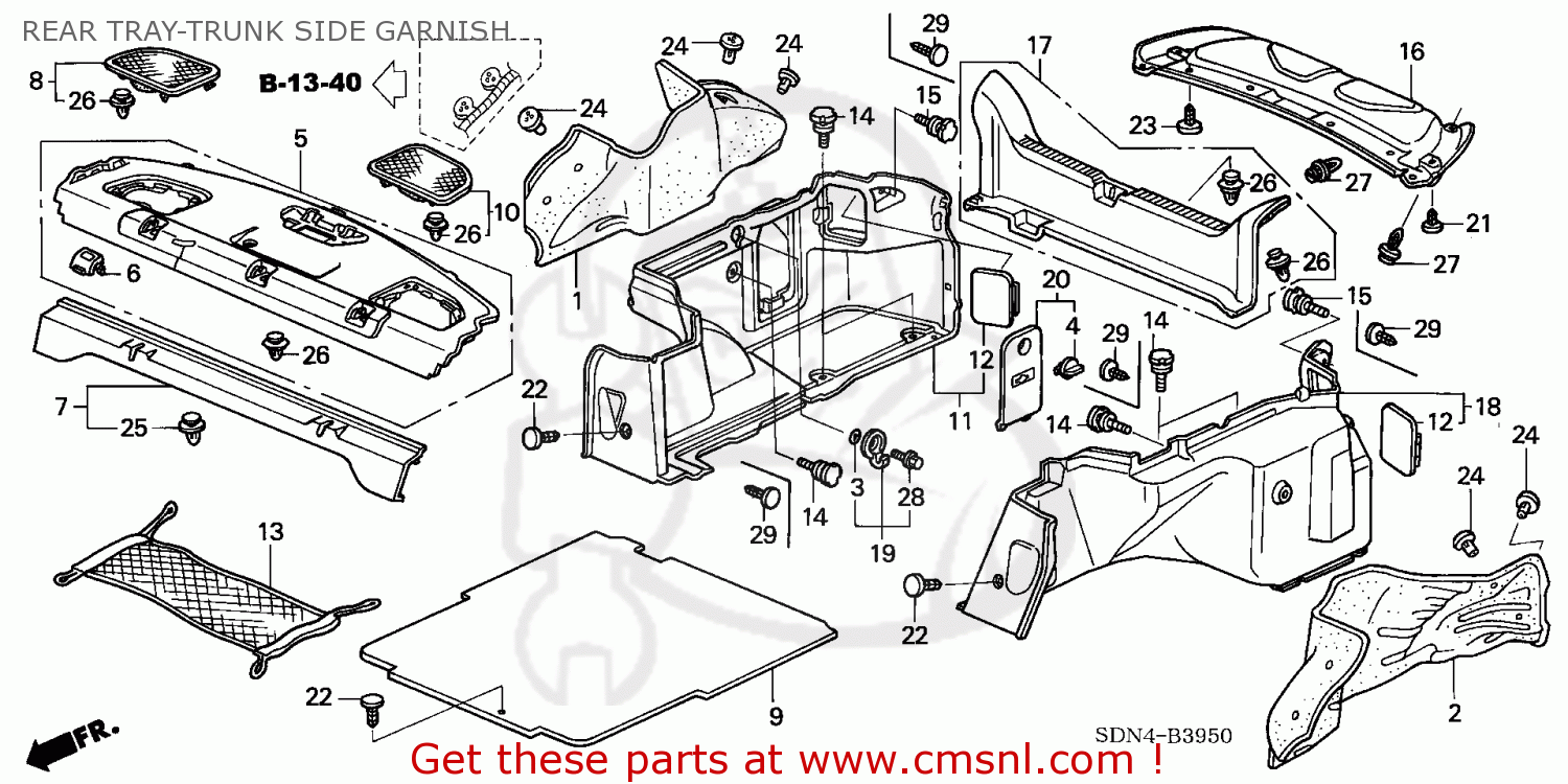 84640SDNA01ZA: Lng Assy,*nh167l* Honda - buy the 84640-SDN-A01ZA at CMSNL