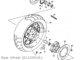 RIM(17M/CXMT4.00)DL1000XA/L8 for DL1050(WC)(WQ) V-STROM 2020 - order at ...