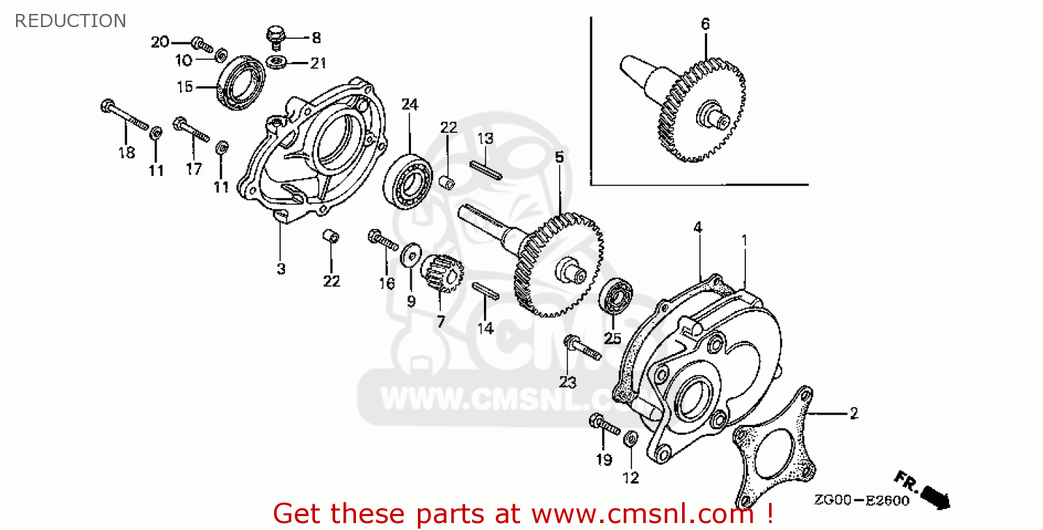 23710896920: Gear Comp Driven Honda - buy the 23710-896-920 at CMSNL