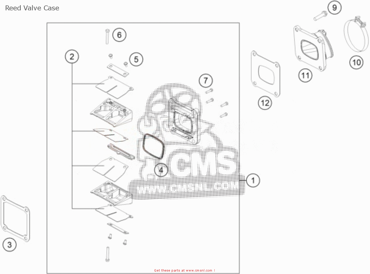 INTAKE FLANGE for 300 XC-W USA 2018 - order at CMSNL