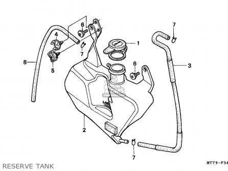 19105MT7610: Tank Assy.,reserv Honda - buy the 19105-MT7-610 at CMSNL