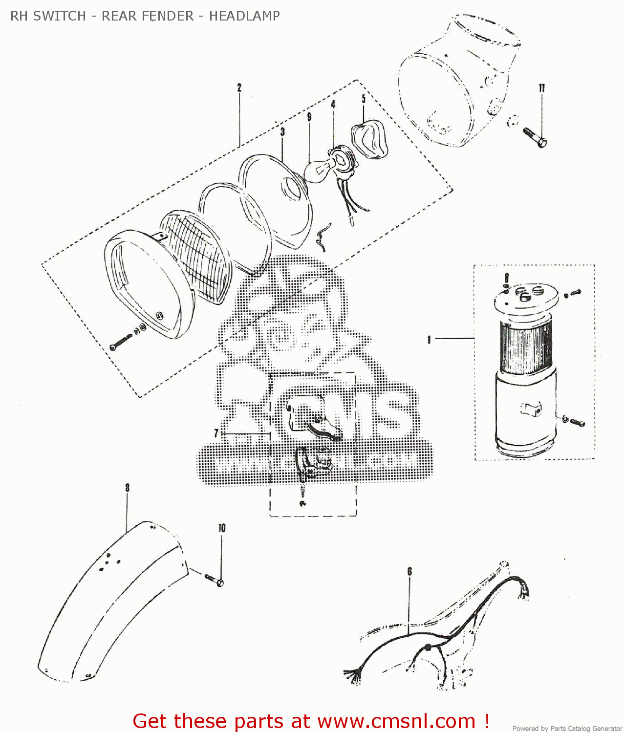 AIR CLEANER ASSY for B100P - order at CMSNL