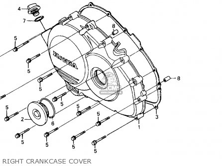 COVER COMP,R for VFR800FL 1998 (W) JAPAN - order at CMSNL