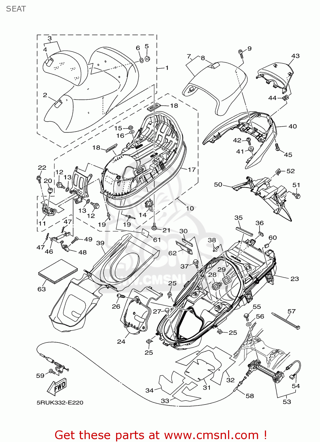 5RU28199S2: O/m Yp400 '06 Yamaha - buy the 5RU-28199-S2-00 at CMSNL
