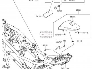 921610915: Damper Kawasaki - buy the 92161-0915 at CMSNL