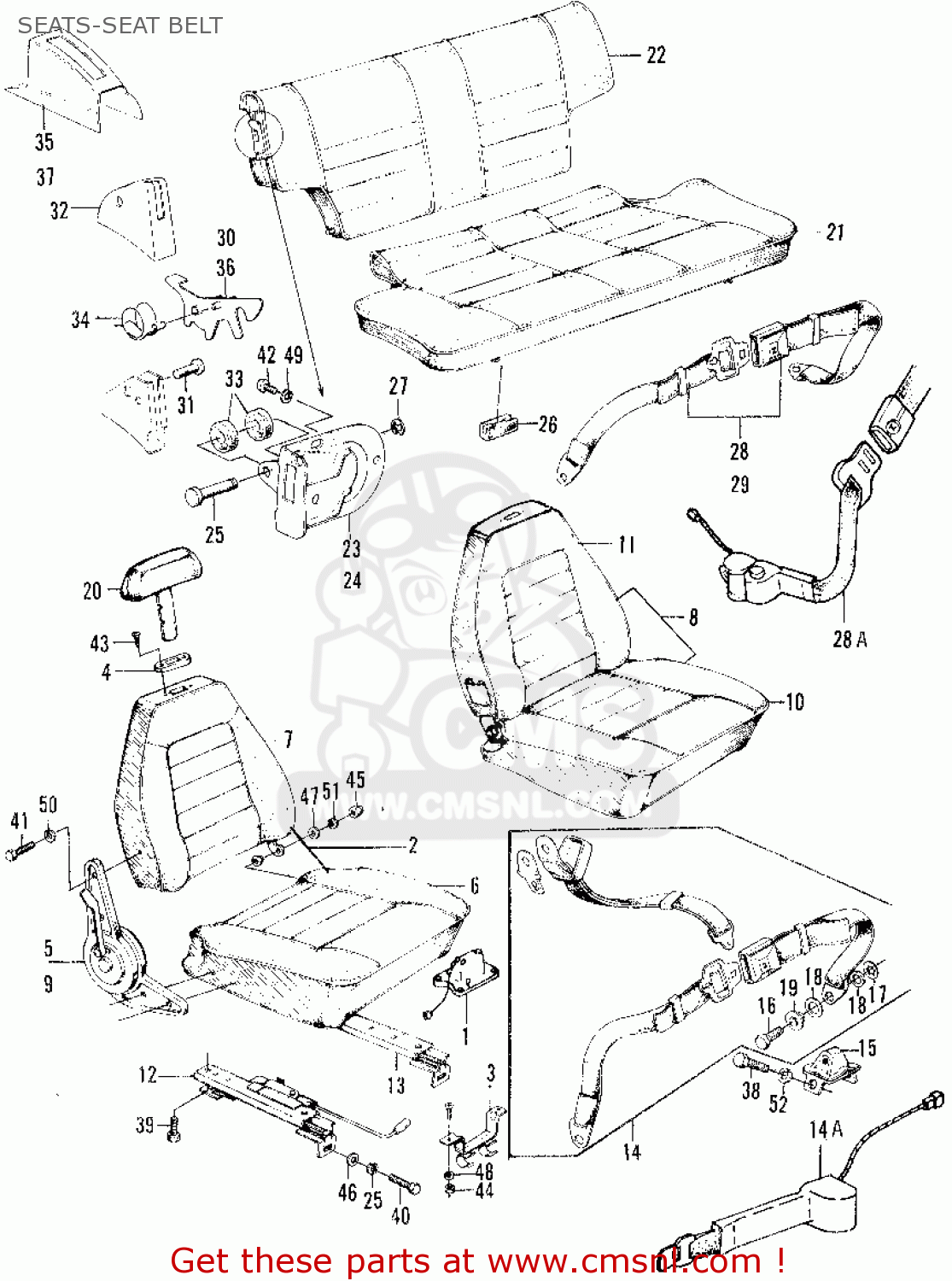 77400623673: Seat Assy., Driver Honda - buy the 77400-623-673 at CMSNL