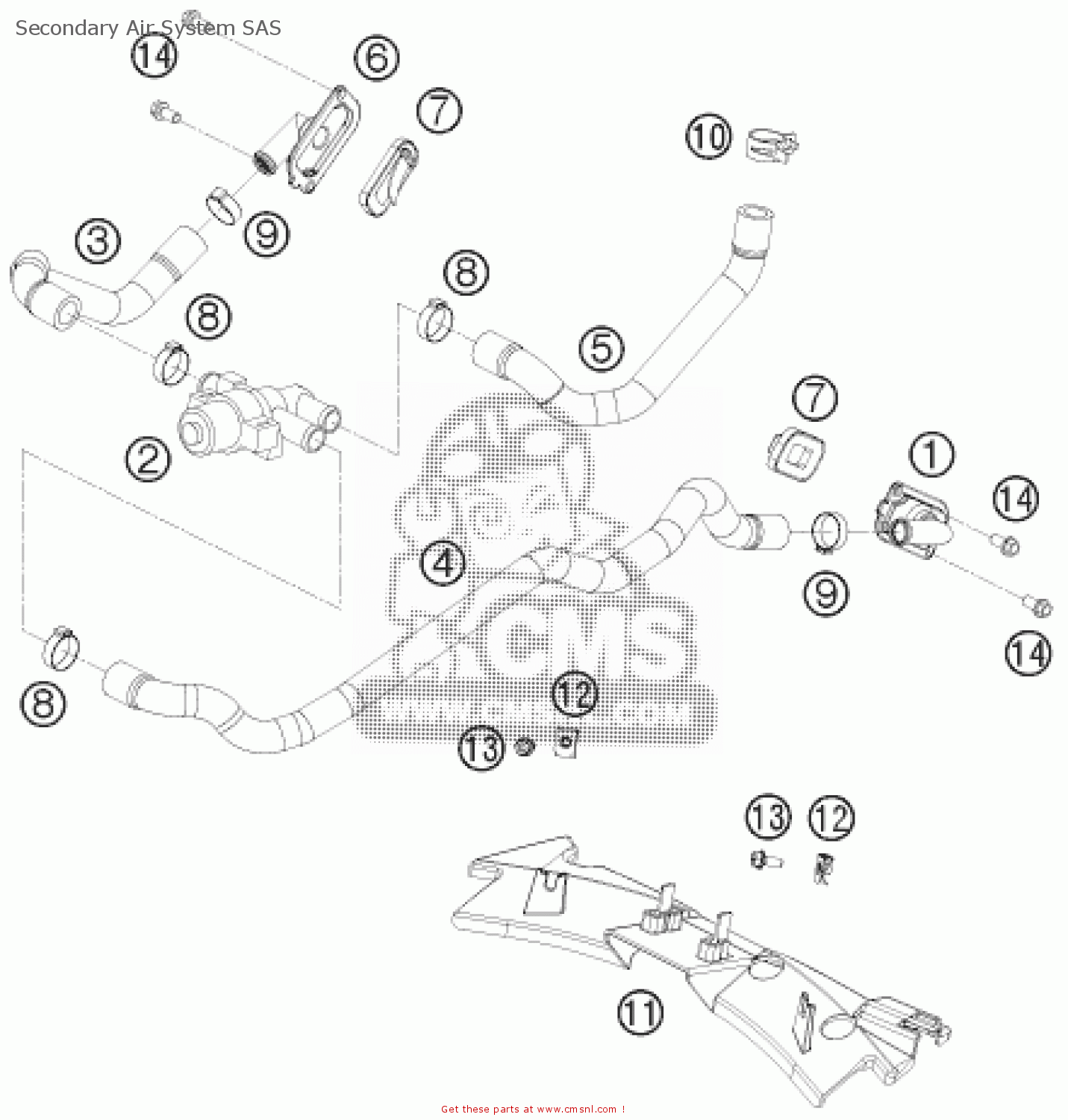CLAMP STD DN20 for 690 ENDURO R Australia 2013 - order at CMSNL