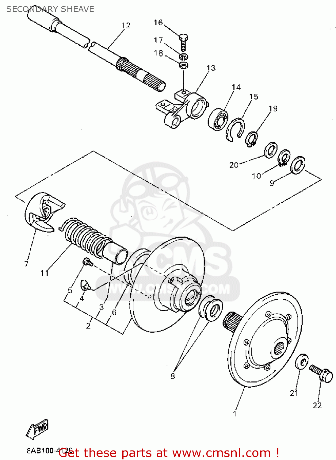 8AB4763100: Housing, Bearing Yamaha - buy the 8AB-47631-00 at CMSNL 8AB4763100: Housing, Bearing Yamaha - buy the 8AB-47631-00 at CMSNL