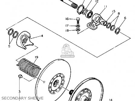 83R1767000: Secondary Sliding Sheave Yamaha - buy the 83R-17670-00 at CMSNL