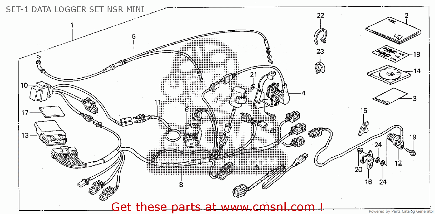 CD ROM DATA ANALYZER for RS125R 2003 HRC DATALOGGER - order at CMSNL
