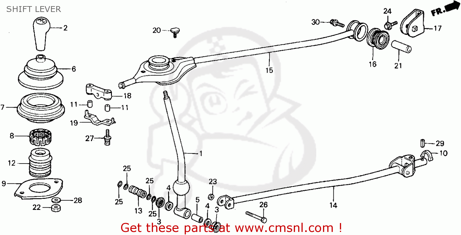 54102SH3003ZC: Knob Comp.*nh-1l* Honda - buy the 54102-SH3-003ZC at CMSNL